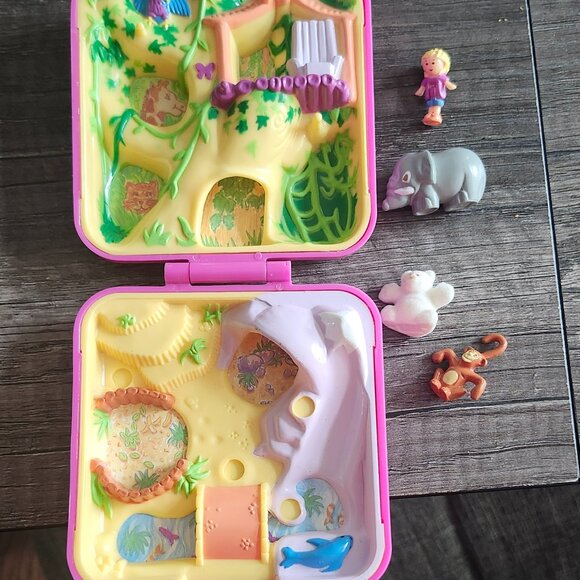 Blue Bird | Toys | 989 Vintage Polly Pocket Wild Zoo World Bluebird ...